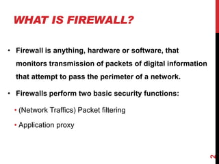 Linux firewall | PDF