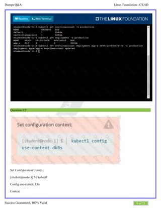 Verified CKAD Exam Questions and Answers | PDF