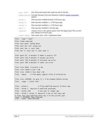 Linux fundamentals commands | PDF