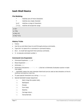 Linux fundamentals commands | PDF