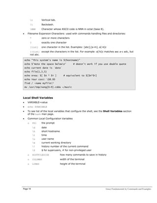 Linux fundamentals commands | PDF