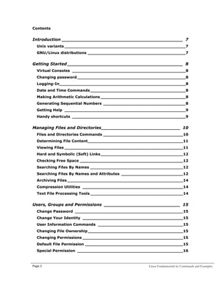 Linux fundamentals commands | PDF