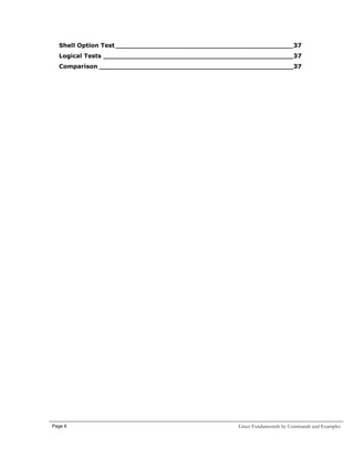 Linux fundamentals commands | PDF