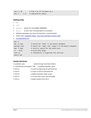 Linux fundamentals commands | PDF