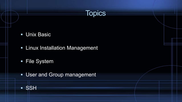Linux Fundamentals | PPT
