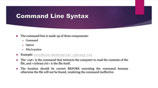 Linux fundamentals | PPT