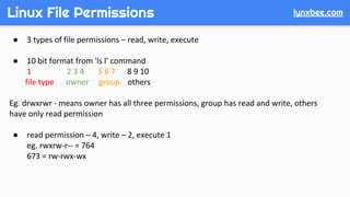 Linux basics and commands - from lynxbee.com