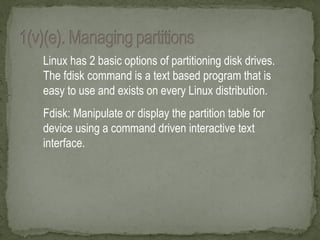 Linux fundamentals Training | PPT