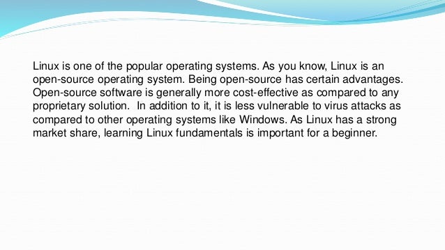 Linux Fundamentals for Beginners | PPT