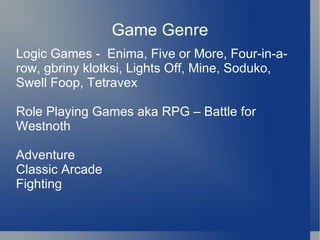 Linux games | PPT