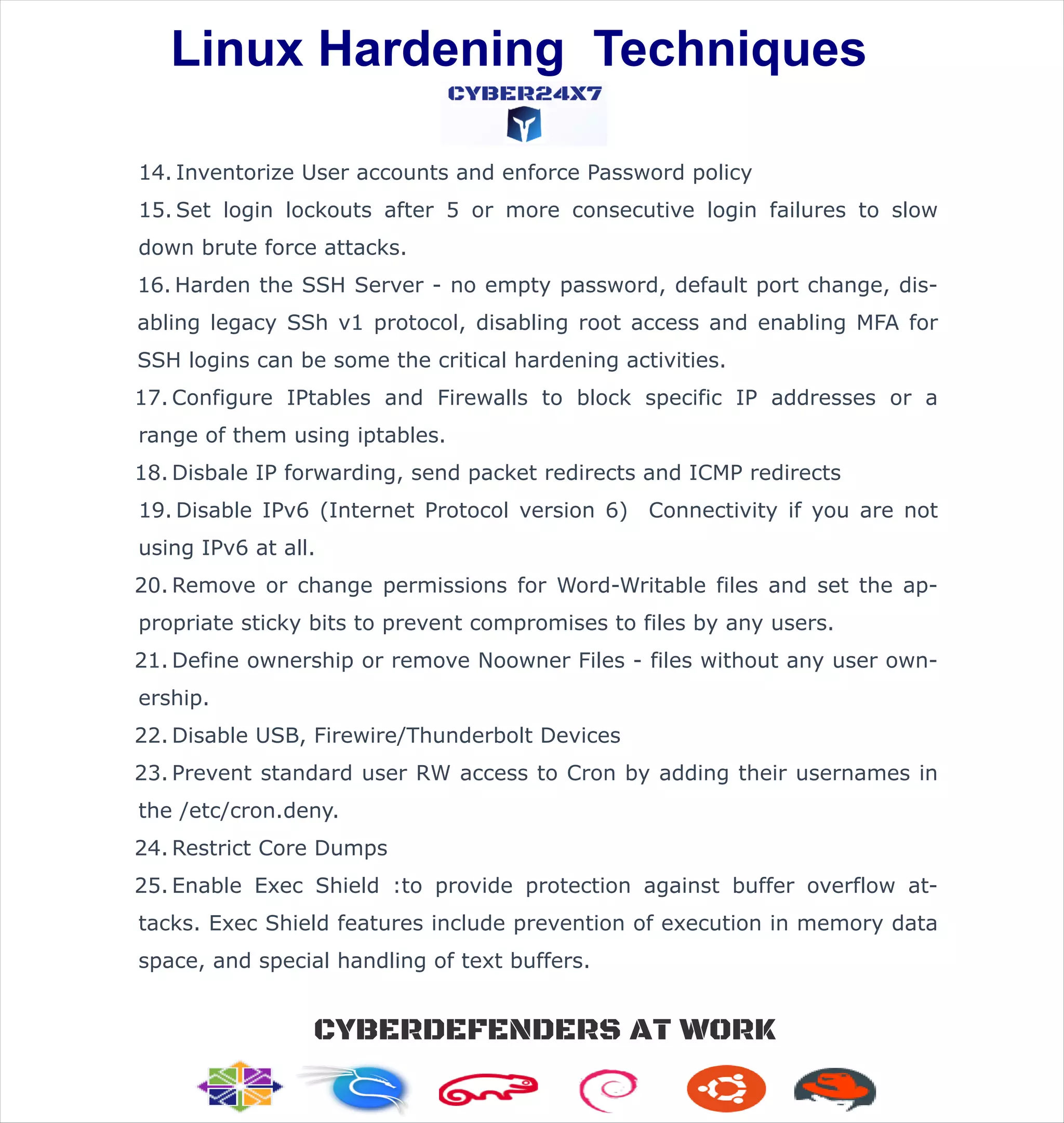 Linux hardening guidelines pdf | PDF