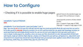 Linux Huge Pages | PPT
