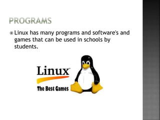 Why School Should Use Linux | PPTX