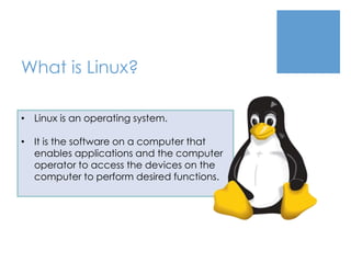 Linux in Schools | PPT