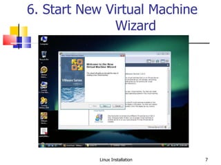 Linux(Ubuntu 9.0) Installation By VMware | PPT