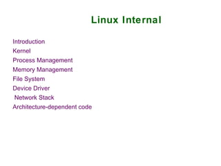 Linux internal | ODP