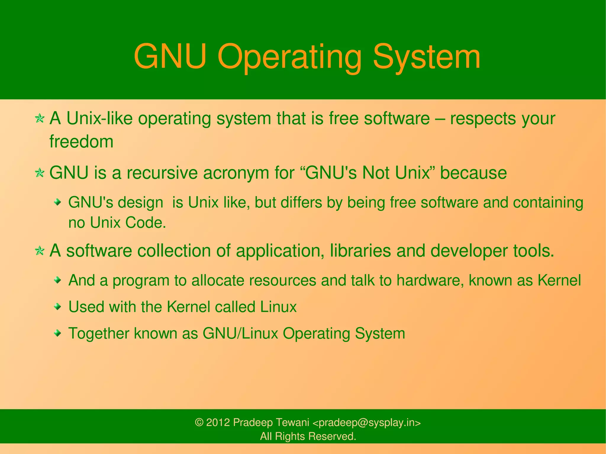 Linux Internals Part - 2 | PPT