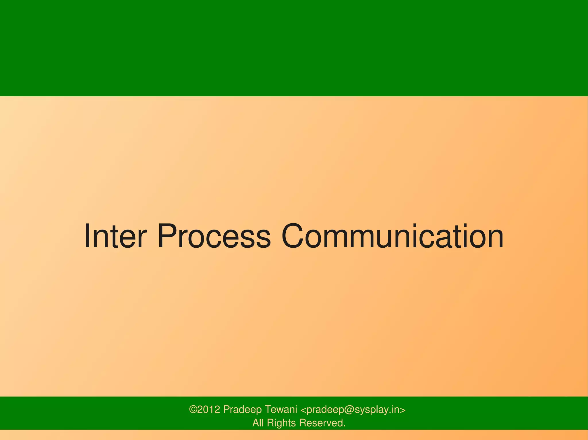 Linux Internals Part - 3 | PPT