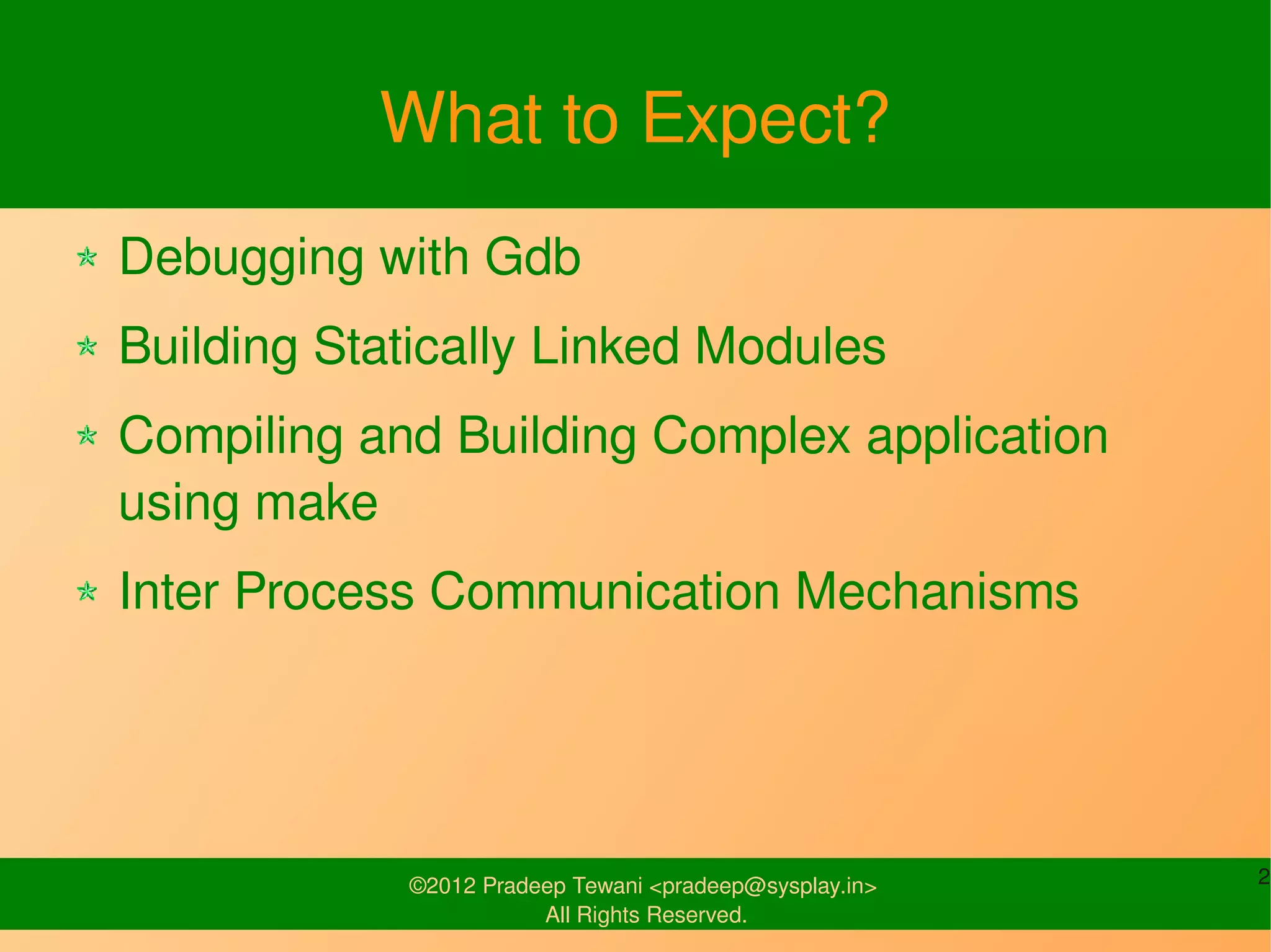 Linux Internals Part - 3 | PPT