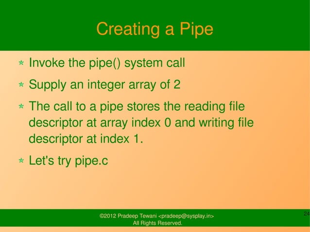 Linux Internals Part - 3 | PPT