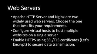 Linux Internet Servers. An overview of the Environment | PPT