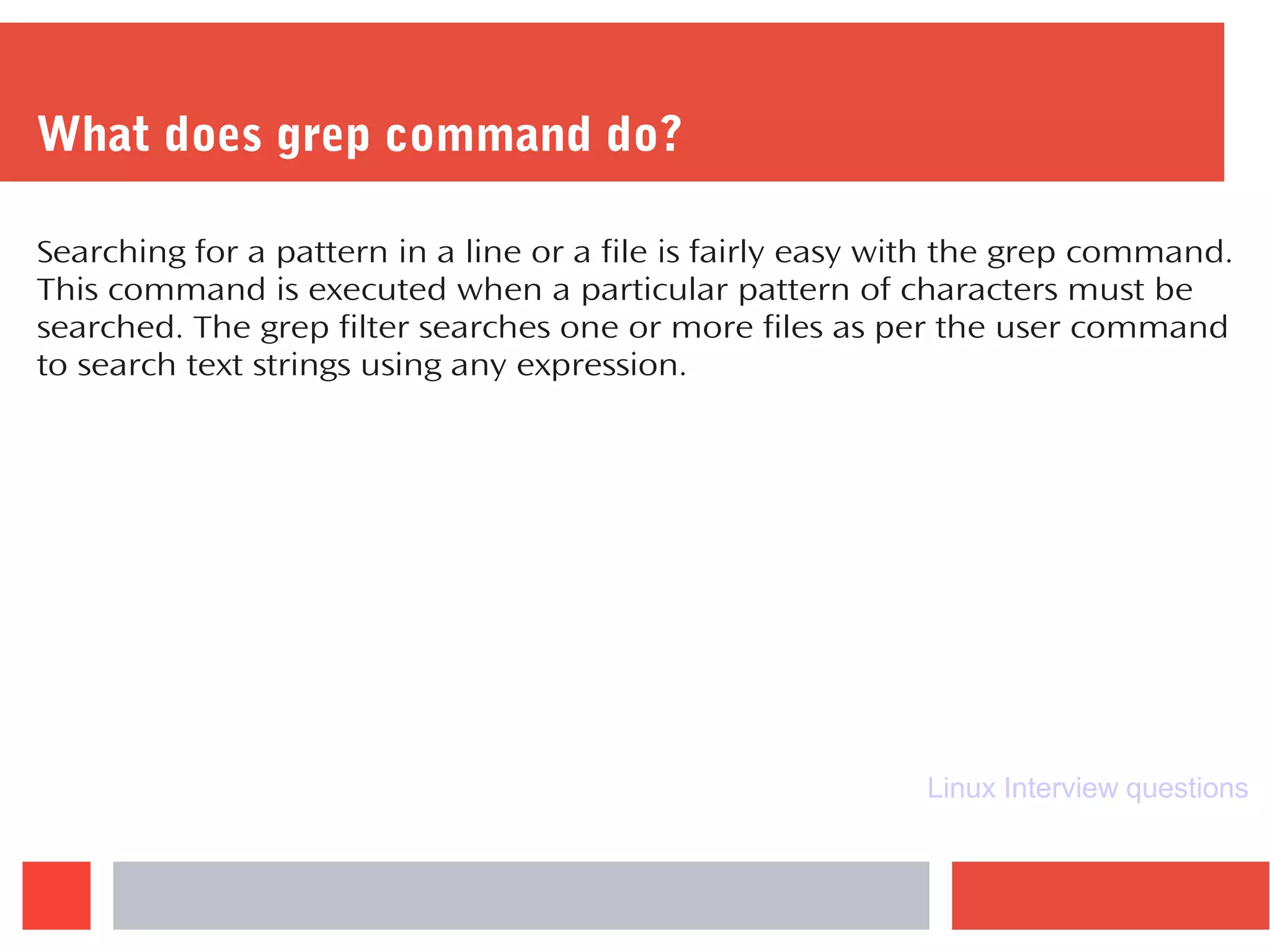 Linux interview questions-ppt | PPT