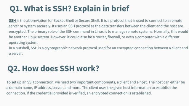 Linux Interview Questions and Answers.pdf | Operating Systems | Computer Software and Applications