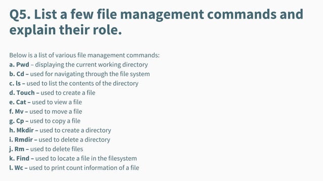 Linux Interview Questions and Answers.pdf | Operating Systems | Computer Software and Applications
