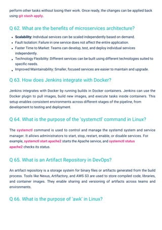 Linux Interview Questions PDF By ScholarHat | PDF