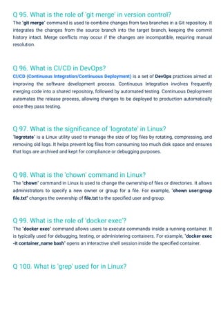 Linux Interview Questions PDF By ScholarHat | PDF