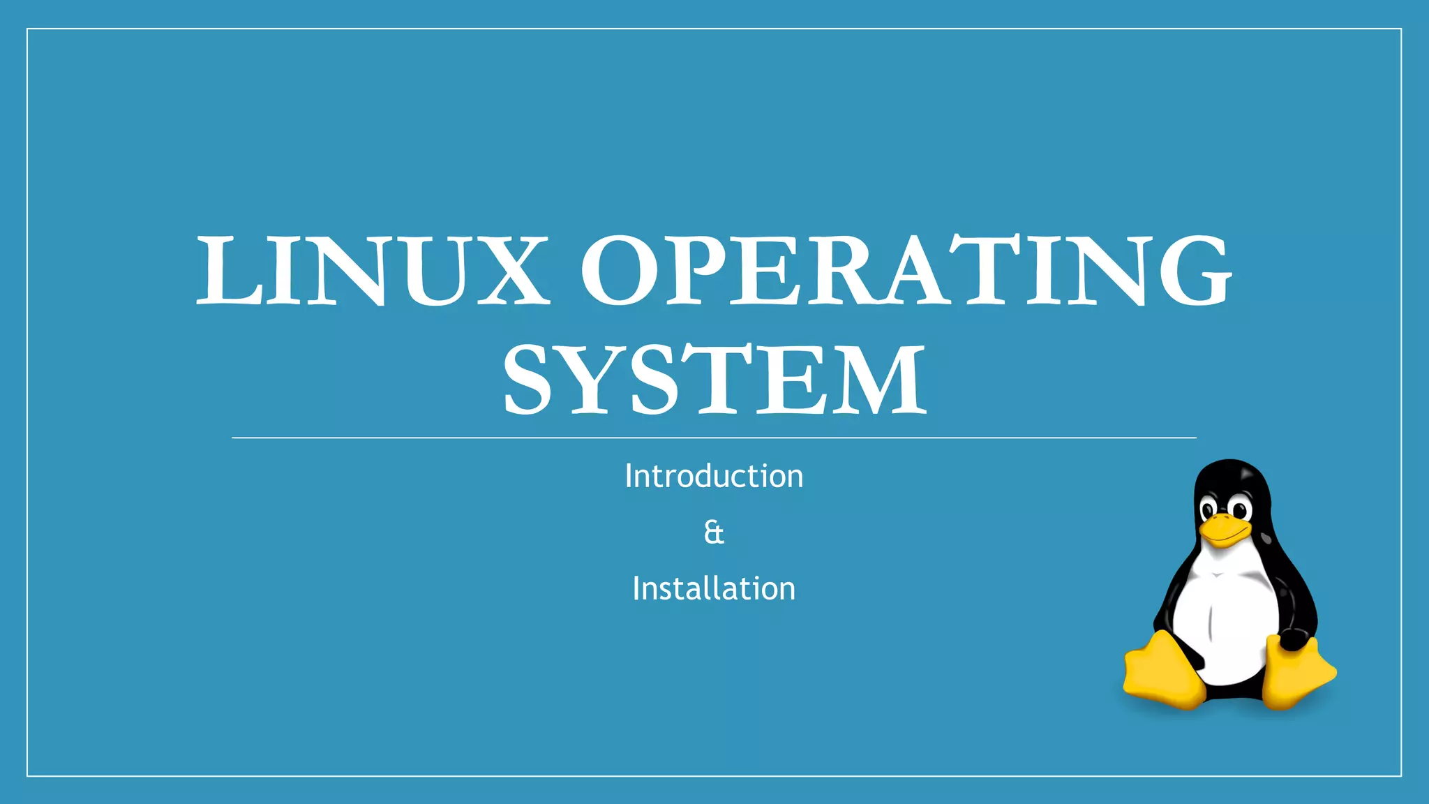 Linux introduction | PPT