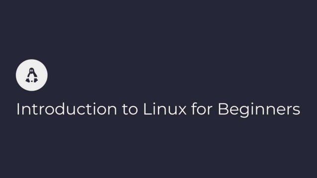 Linux Introduction.pptx | Operating Systems | Computer Software and Applications
