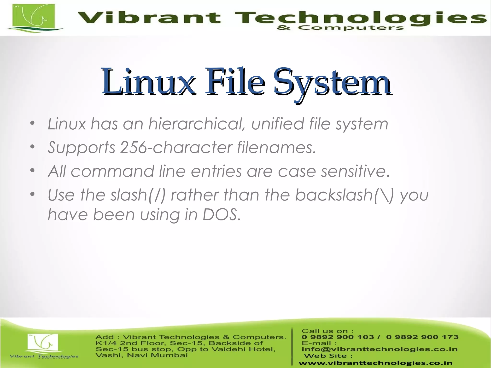 Linux - Introductions to Linux Operating System | PPT