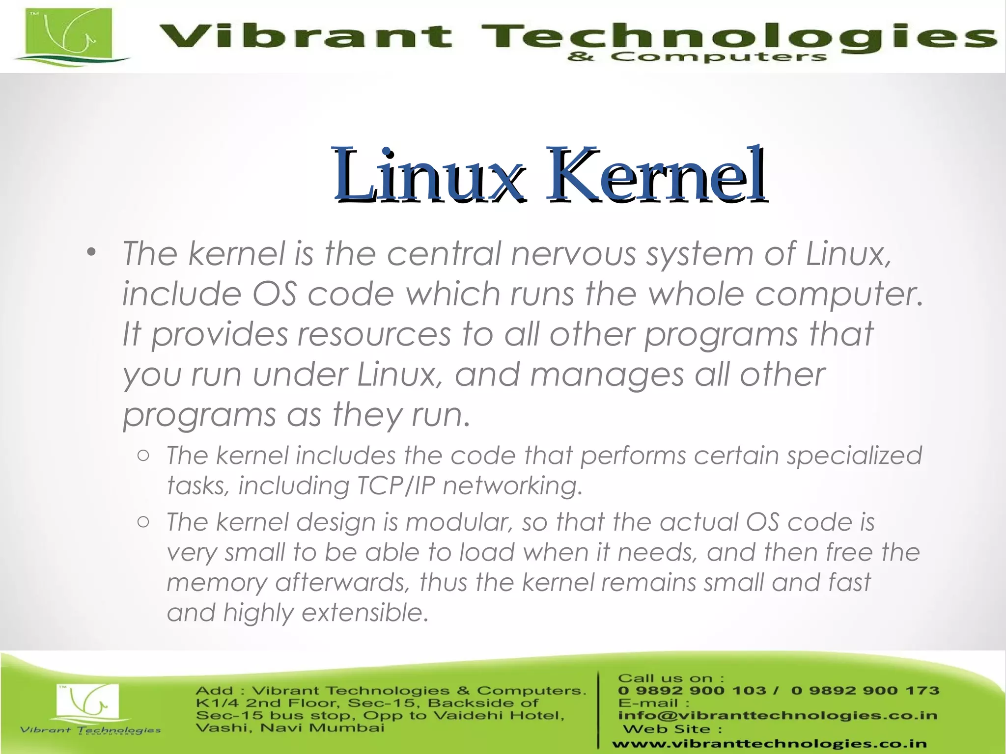 Linux - Introductions to Linux Operating System | PPT