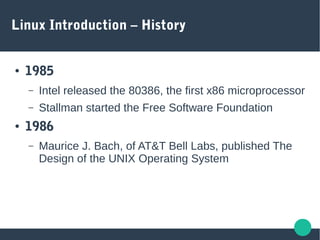Linux Introduction - Yousefpour - Rahnema College | PPT