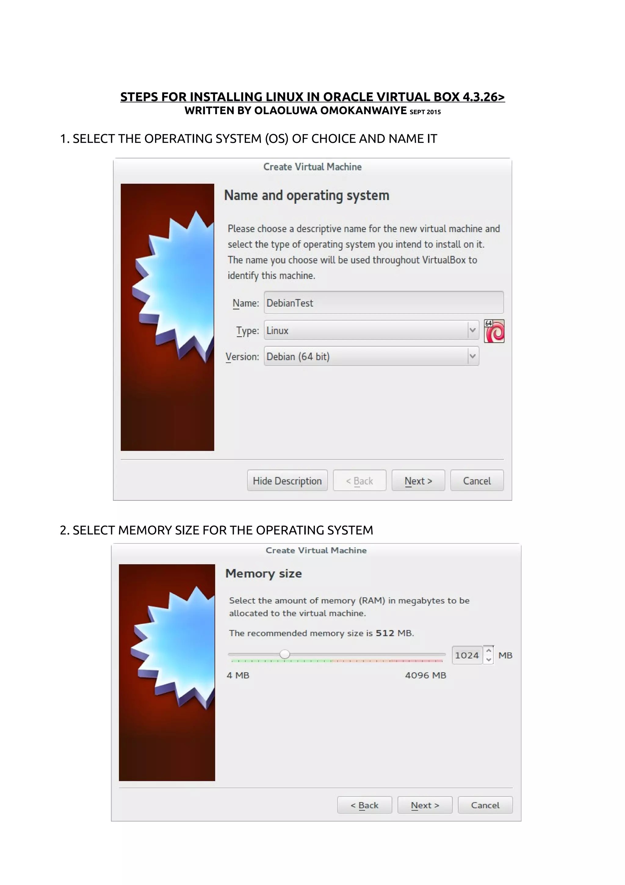 Linux in vbox_install_stepbystep | PDF