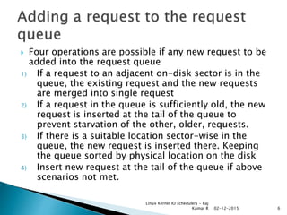 Linux Kernel I/O Schedulers | PPTX