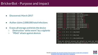 Linux IoT Botnet Wars and the lack of basic security hardening | PDF