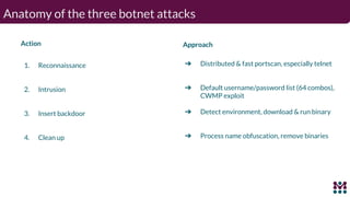 Linux IoT Botnet Wars and the lack of basic security hardening | PDF
