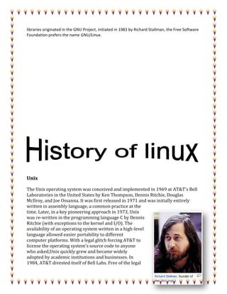 Linux is a unix | DOCX | Operating Systems | Computer Software and Applications
