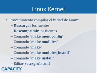 Entendiendo el Kernel de Linux | PPTX