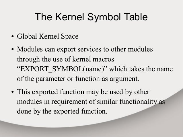 Linux kernel code