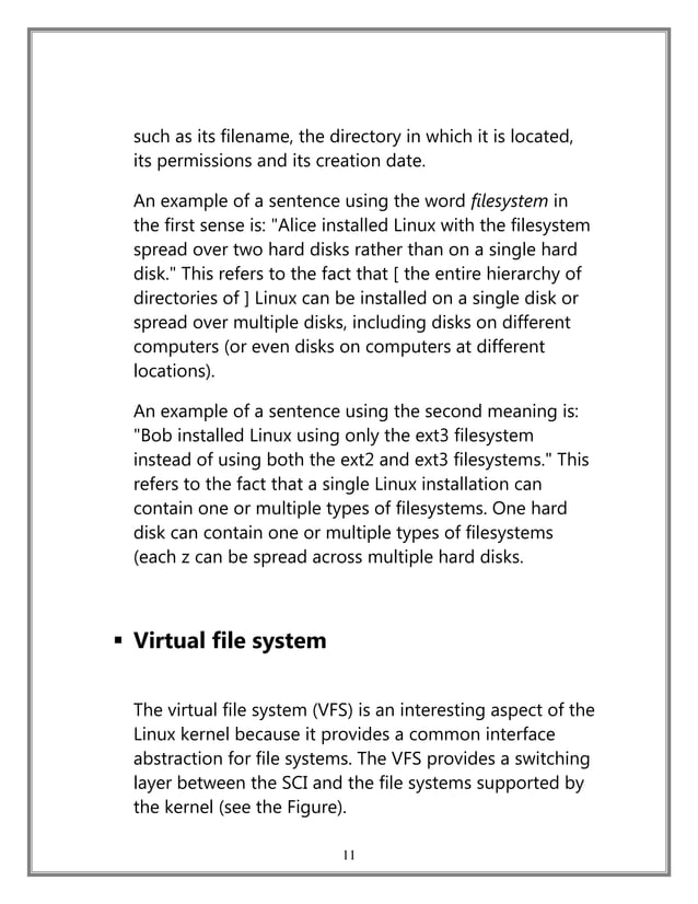 Linux kernel Architecture and Properties | PDF