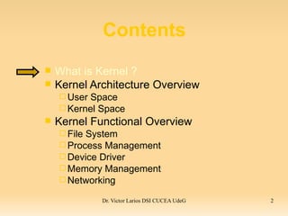 KERNAL ARCHITECTURE | PPT