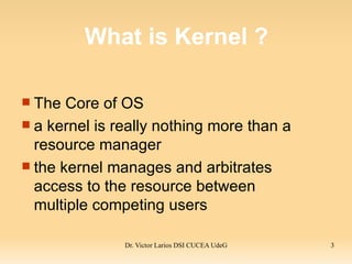 KERNAL ARCHITECTURE | PPT