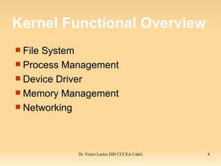 KERNAL ARCHITECTURE | PPT