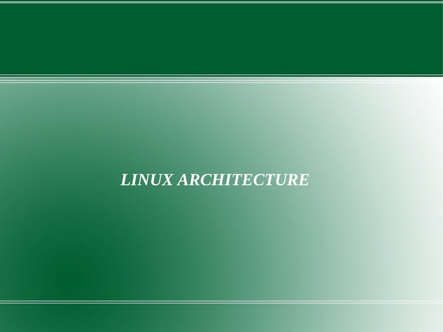 Linux kernel architecture | PDF | Operating Systems | Computer Software and Applications