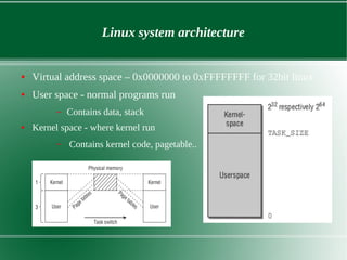 Linux kernel architecture | PDF