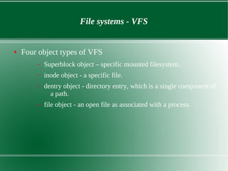 Linux kernel architecture | PDF