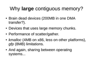 Continguous Memory Allocator in the Linux Kernel | PPT